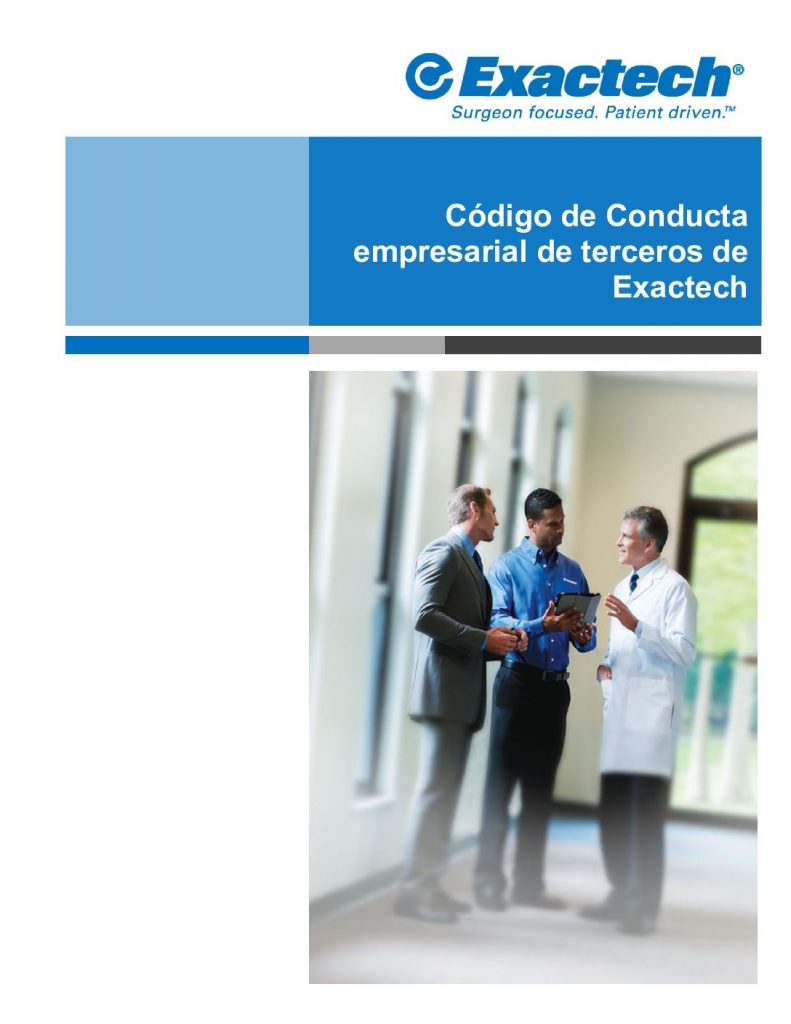 Third-Party Code of Business Conduct Policy - Americas ES | www.exac.com
